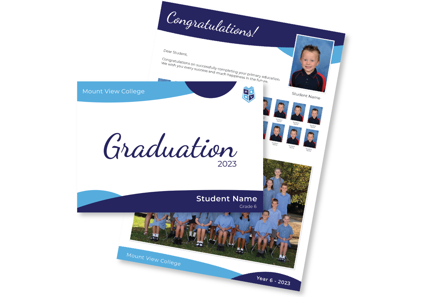 Deluxe Graduation A4 Folder – Leading Image School Photos